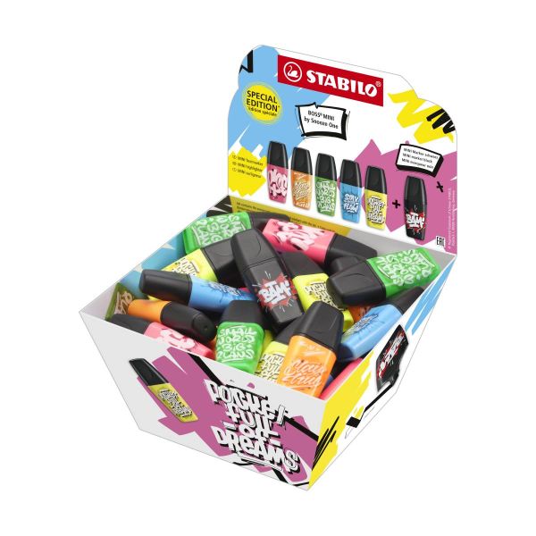 Stabilo Mini Highlighter Boss - De bedste highlightere | Olisan.dk