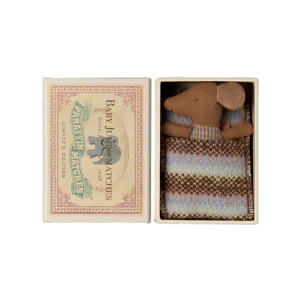 Maileg sleepy/wakey baby mus rosa KUN 169,95 hos Olisan.dk