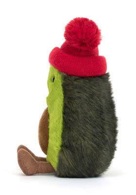 Bobble Avocado med rød tophue - Jellycat | Se mere på Olisan.dk