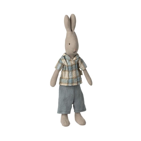 Maileg Hare Kanin Lys med skjorte og bukser Str. 1 - Olisan.dk
